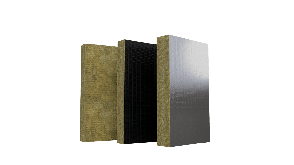 Rockwool Soffit Slab (Tissue faced black) | 130mm | 1 x 600mm ...