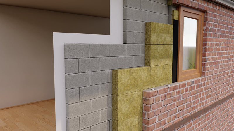 Rockwool NyRock Cavity Slab 032 | 75mm | 2.18M² – Insulation UK