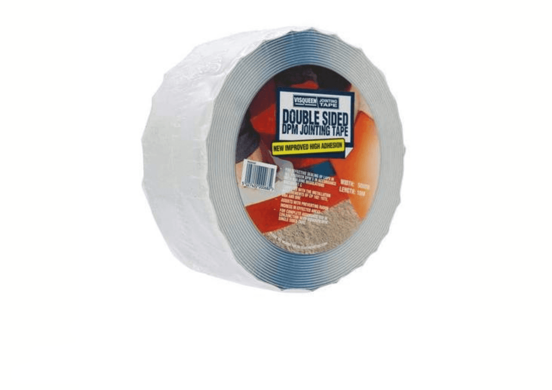 Visqueen Double Sided Jointing Tape | 50mm x 10m – Insulation UK